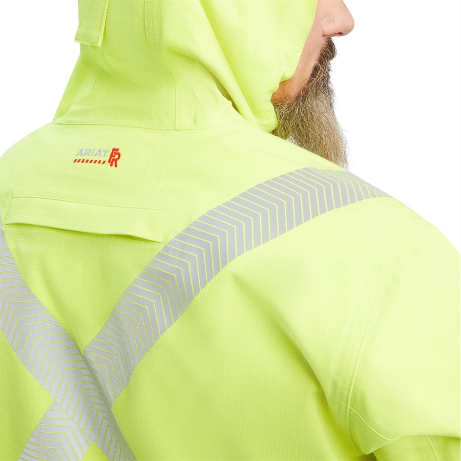Ariat FR Hi-Vis Hooded Waterproof Jacket