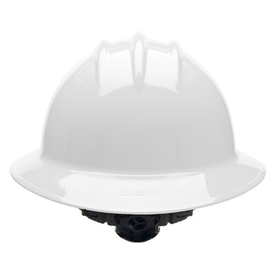 Bullard XL Full Brim Extra Large Hard Hat w / Staz On