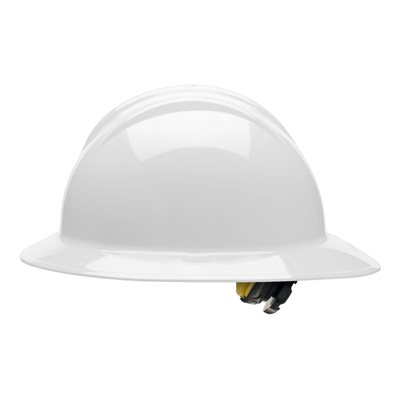 Bullard XL Full Brim Extra Large Hard Hat w / Staz On